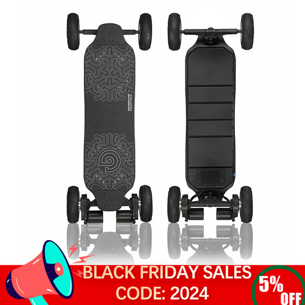 Ownboard Prometheus - All Terrain Electric Skateboard with Gear Drive ...