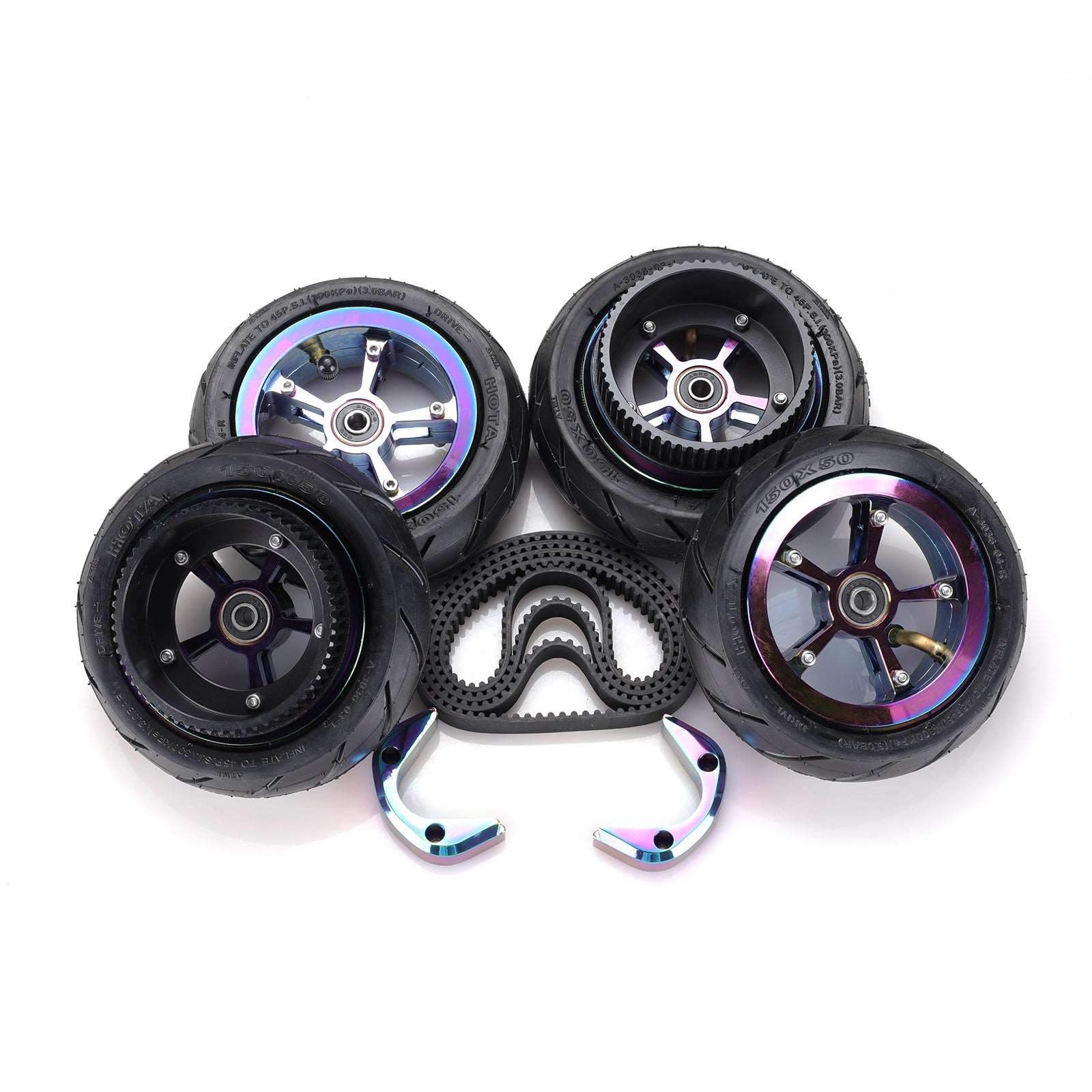 6 inches(150*50 mm) All Terrain Inflatable Tires Kits – ownboard