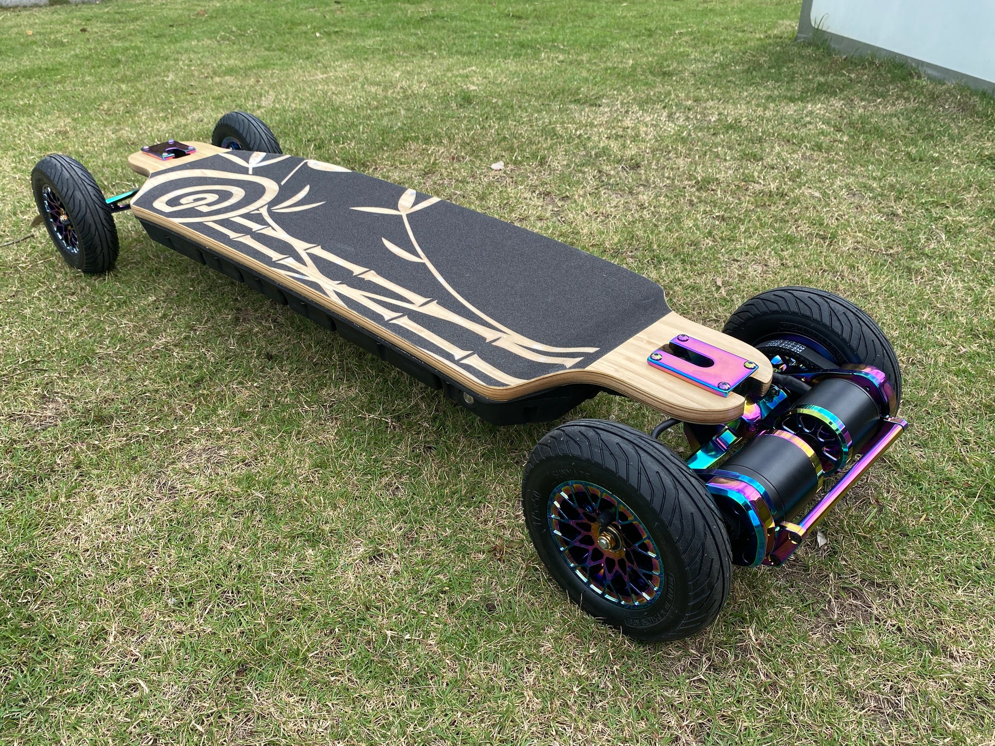 Ownboard Bamboo ZEUS Pro - All Terrain Electric Skateboard with Dual ...